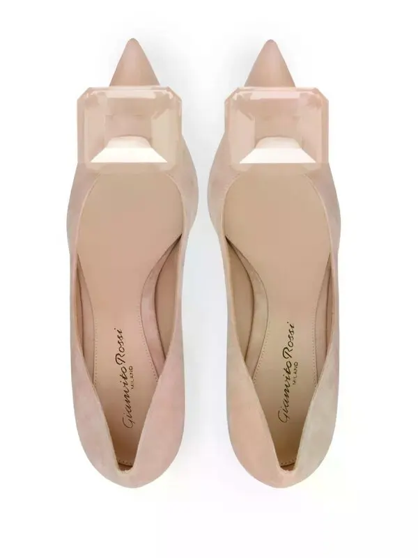 GIANVITO ROSSI Jaipur 85mm Suede Pumps