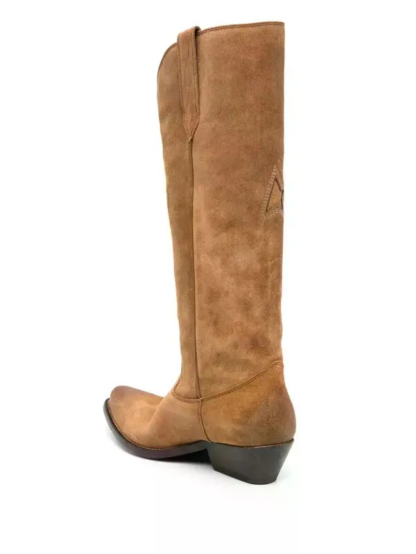 GOLDEN GOOSE Suede Western Boots