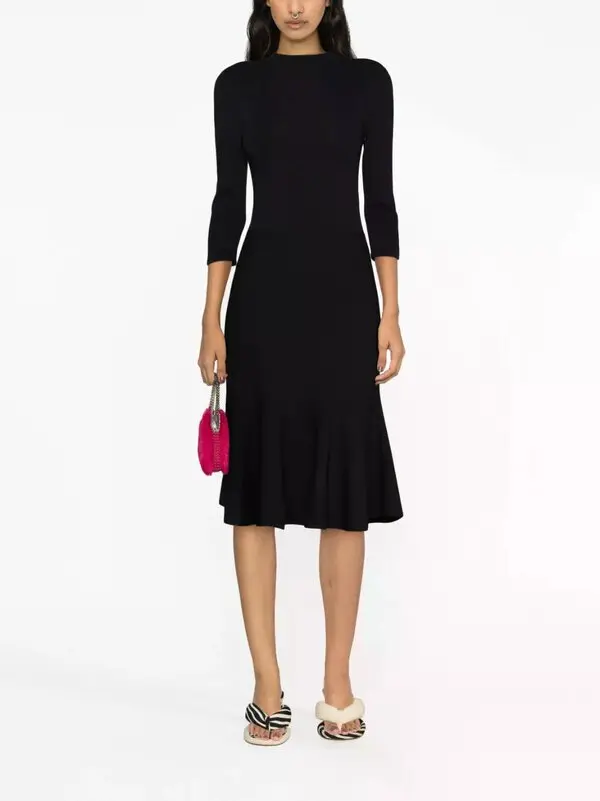 Stella McCartney Knitted Midi Flared Dress