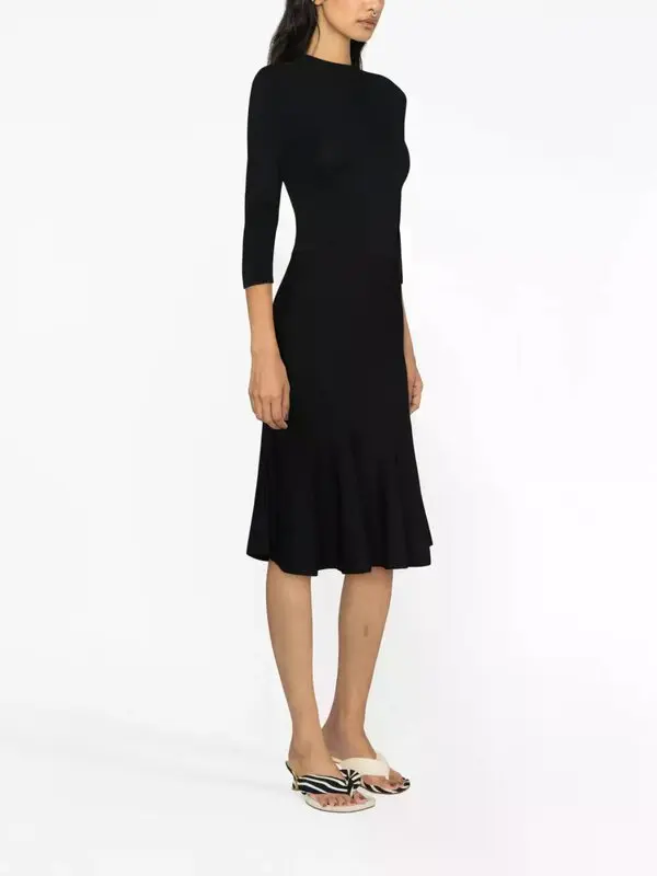 Stella McCartney Knitted Midi Flared Dress