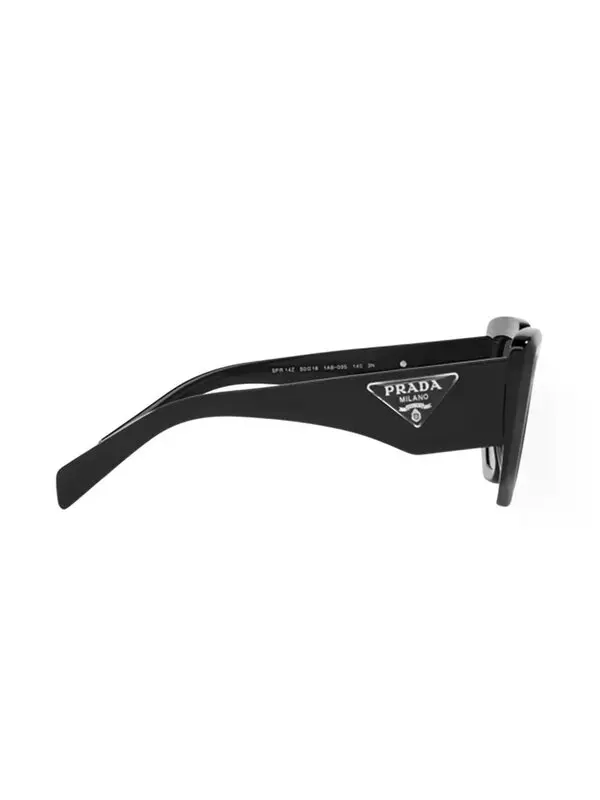 Prada Triangle-logo Square Sunglasses