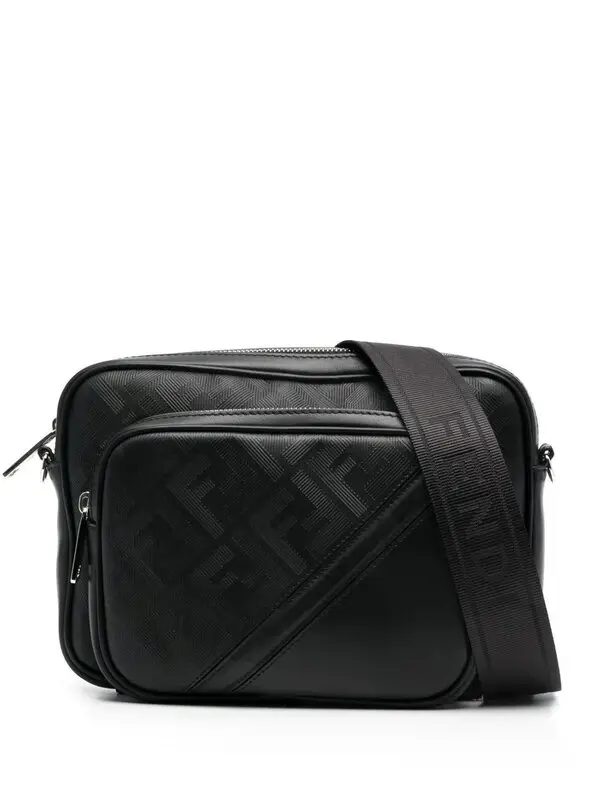 Fendi Diagonal Messenger Bag - Black