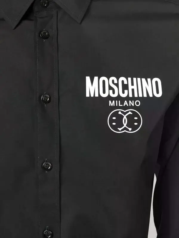 Moschino Logo-print Long-sleeve Shirt