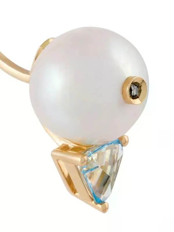 Delfina Delettrez Trillion' Diamond Earring