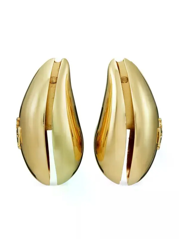 Tory Burch Wave Clip-on Earrings