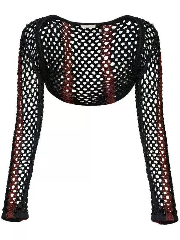 DIOTIMA Gala Crystal-embellished Mesh Shrug - Blue