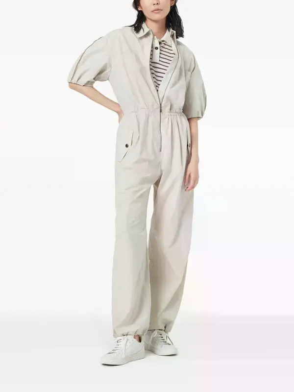 Brunello Cucinelli Wide-leg Cotton Jumpsuit