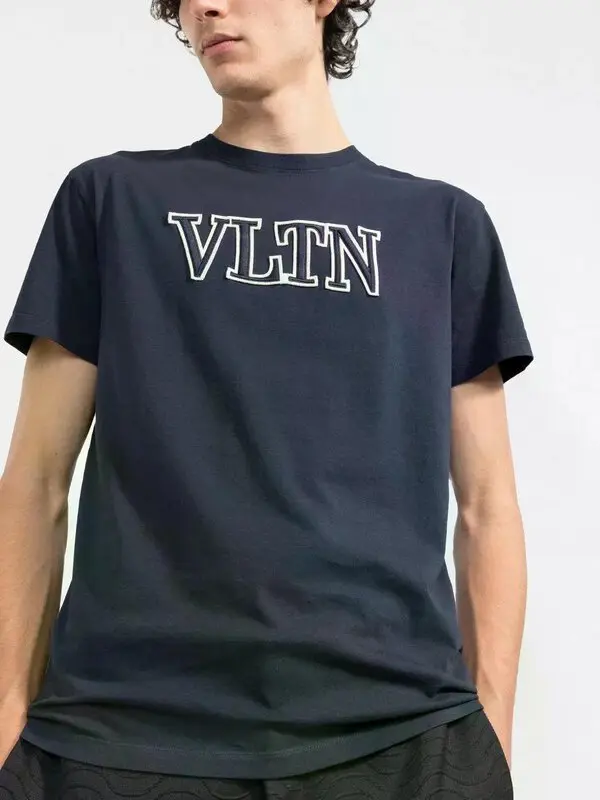 Valentino Garavani Vltn Logo-embroidered T-shirt