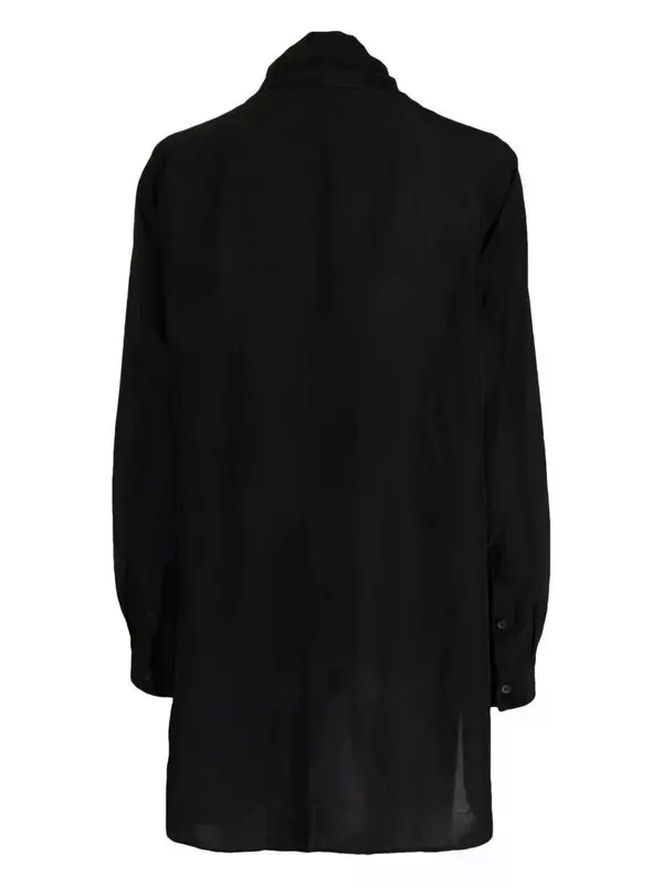 FORME D'EXPRESSION Knot-detailing Long-sleeve Blouse