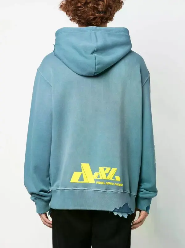 DIESEL® Logo-print Cotton Hoodie