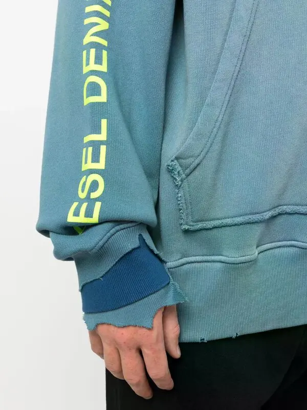 DIESEL® Logo-print Cotton Hoodie