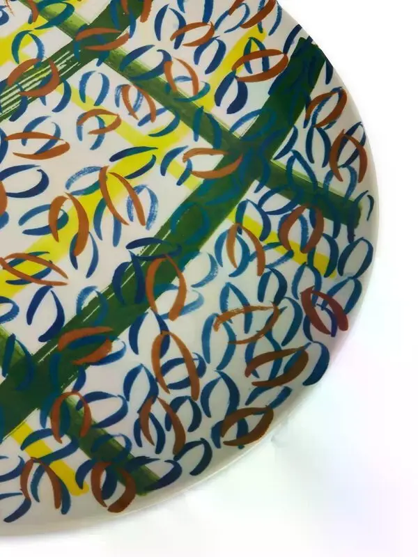 SERAX Japanese Kimonos Stoneware Plate