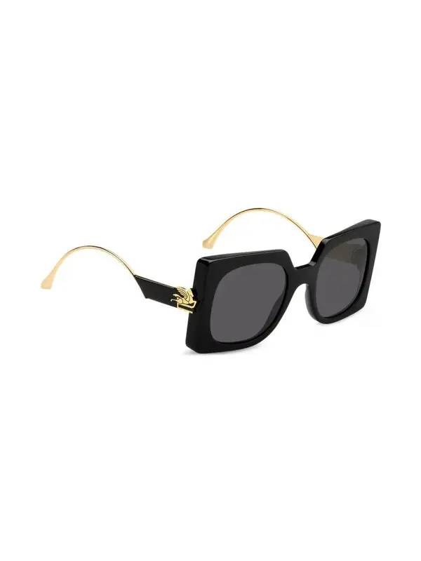 Etro Pegaso Oversize-frame Sunglasses - Black