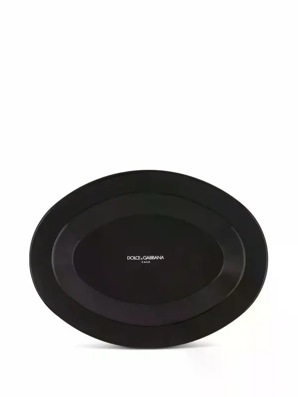 Dolce & Gabbana Zebra-print Wooden Tray