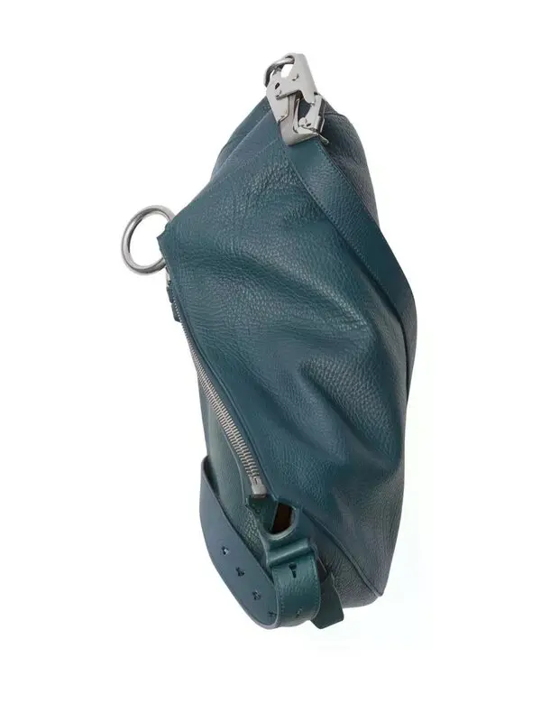 Burberry Knight Leather Shoulder Bag - Blue