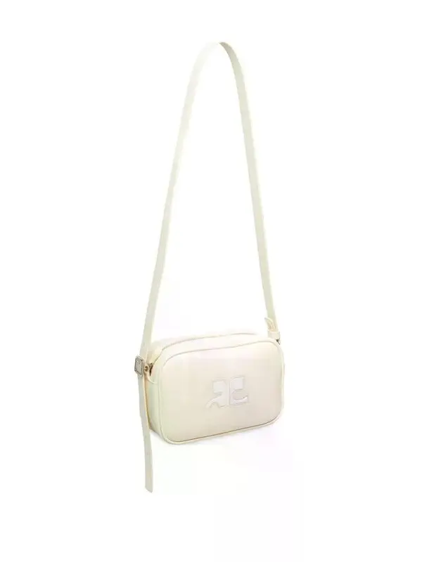 COURREGES Reedition Leather Camera Bag - Yellow