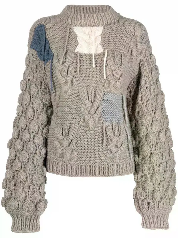 TUINCH Patchwork Cashmere Jumper