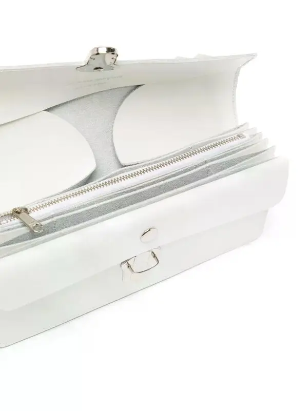Comme Des Garçons Stud-embellished Leather Wallet - White