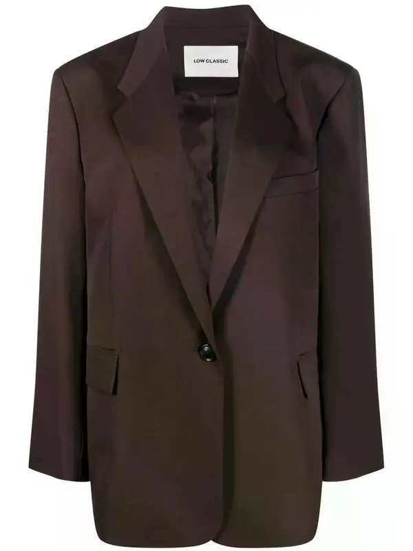 LOW CLASSIC Oversized Single-breasted Blazer