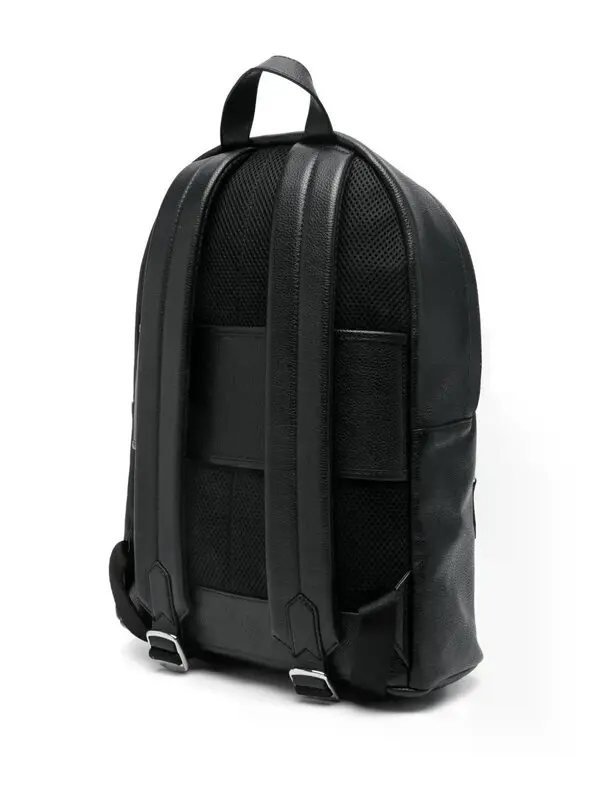 Polo Ralph Lauren Pebbled Leather Backpack - Black