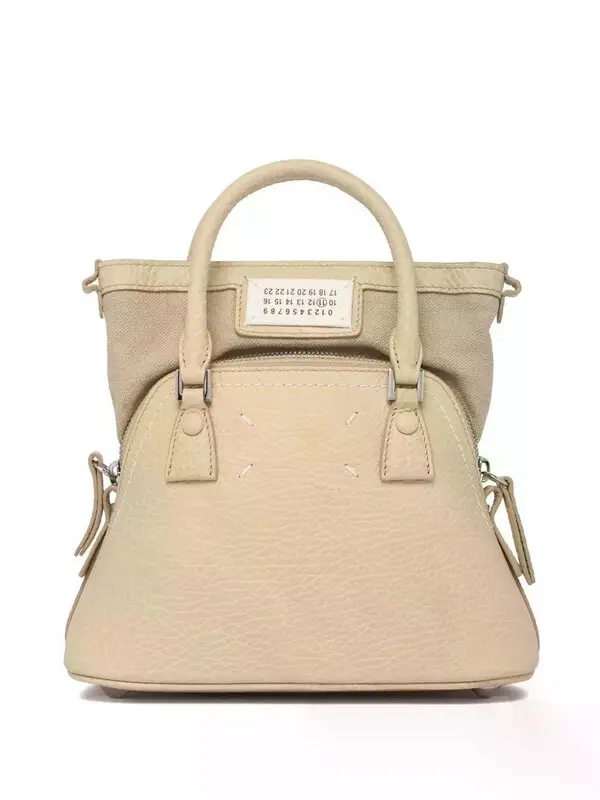 MAISON MARGIELA 5ac Classique Micro Tote Bag - Neutrals