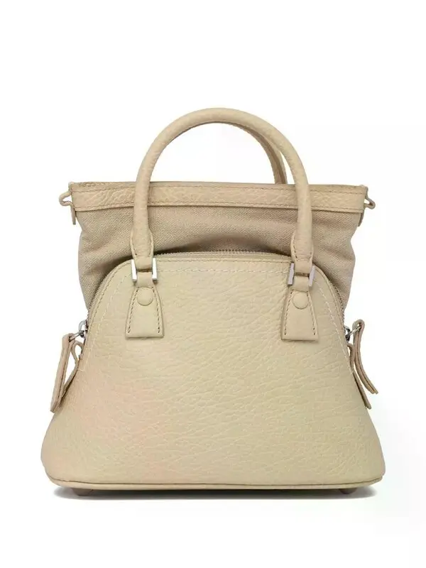 MAISON MARGIELA 5ac Classique Micro Tote Bag - Neutrals
