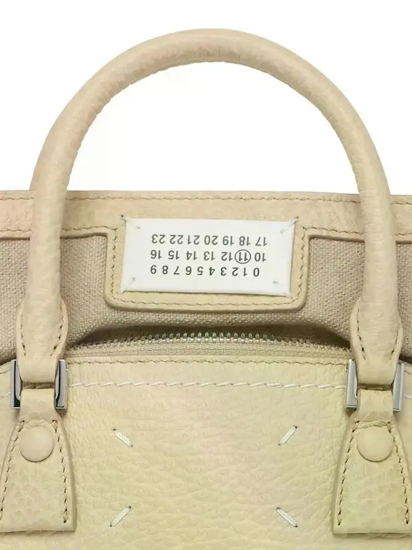 MAISON MARGIELA 5ac Classique Micro Tote Bag - Neutrals