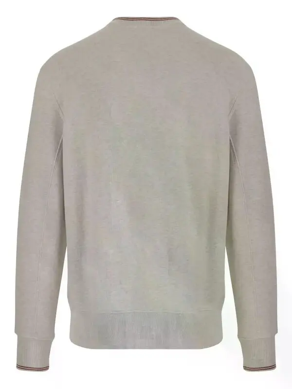 AUTRY Logo-print Cotton Sweatshirt - Grey