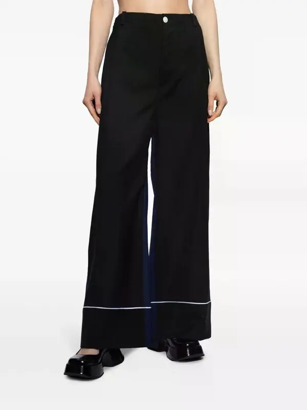 Marni Virgin Wool Wide Leg Trousers