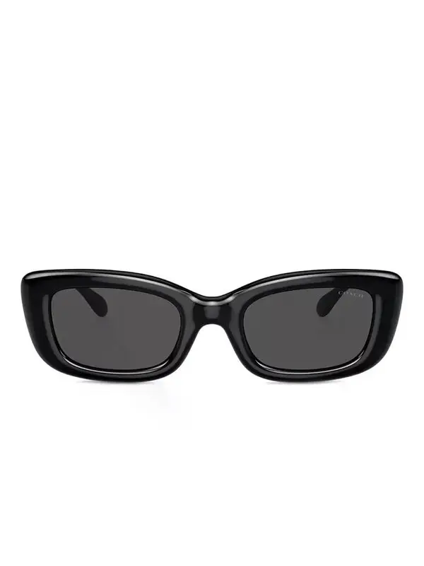 COACH Logo-plaque Rectangle-frame Sunglasses