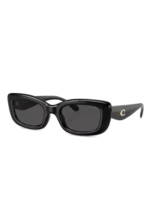 COACH Logo-plaque Rectangle-frame Sunglasses