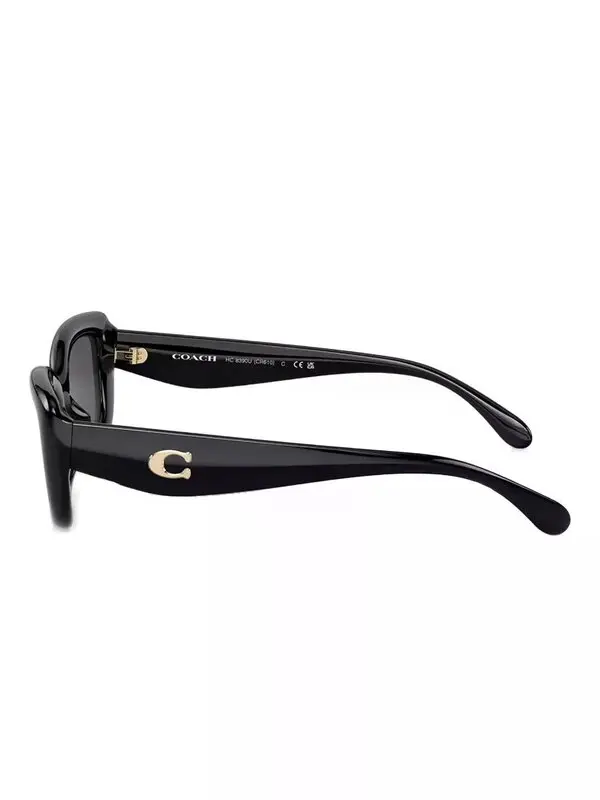 COACH Logo-plaque Rectangle-frame Sunglasses