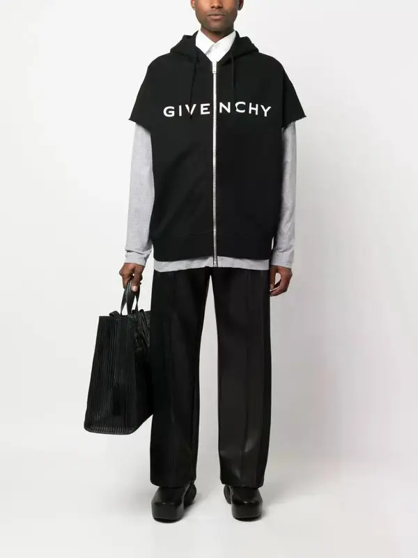 Givenchy Logo-print Layered Hoodie