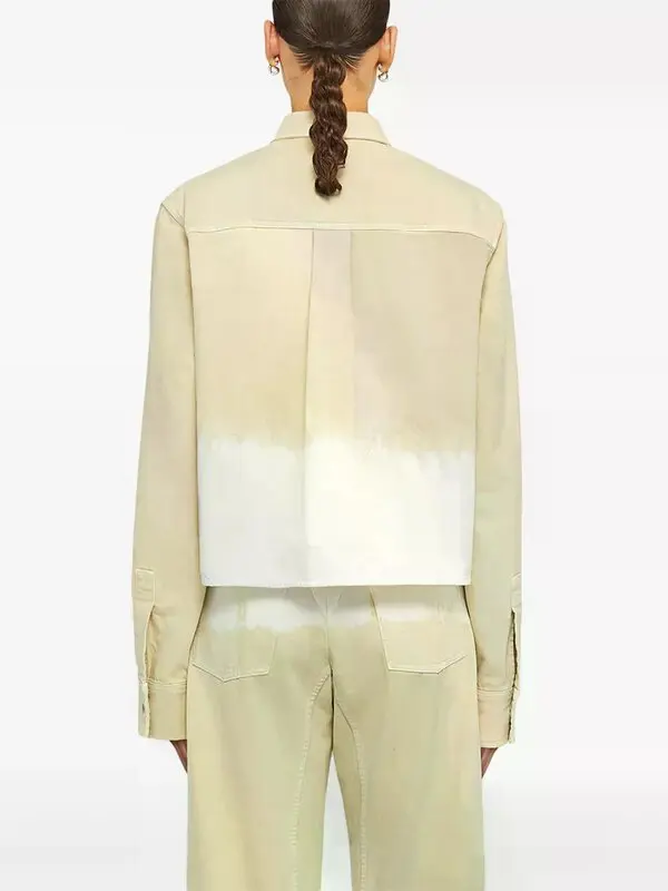 JIL SANDER Gradient-effect Denim Shirt
