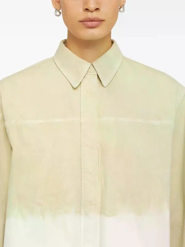 JIL SANDER Gradient-effect Denim Shirt