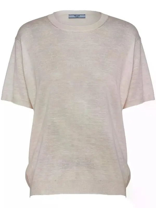Prada Logo-jacquard Silk Jumper