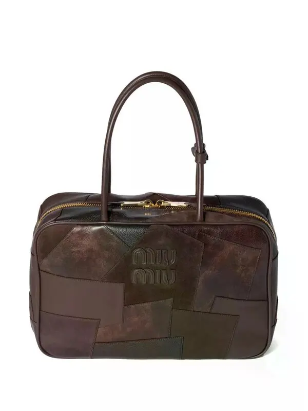 Miu Miu Beau Leather Bag - Brown