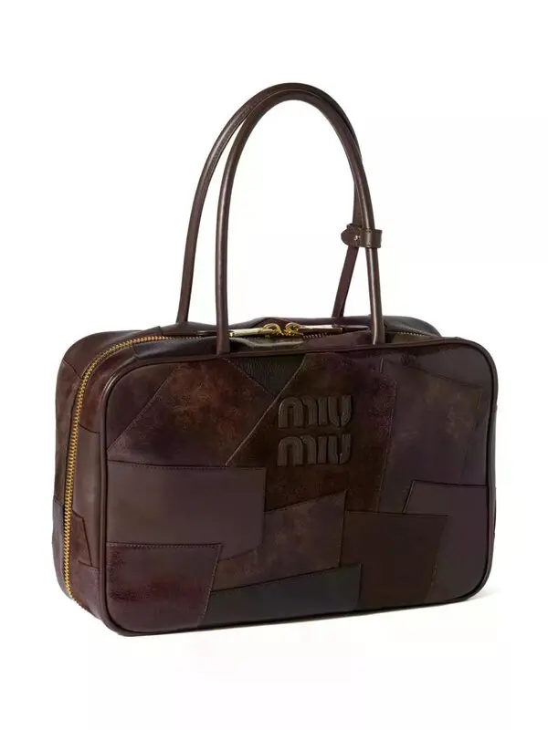 Miu Miu Beau Leather Bag - Brown