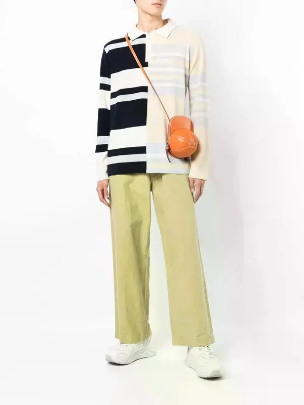 PALMER Split-stripe Polo Shirt