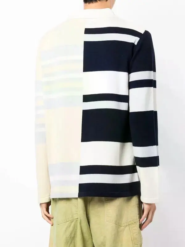 PALMER Split-stripe Polo Shirt