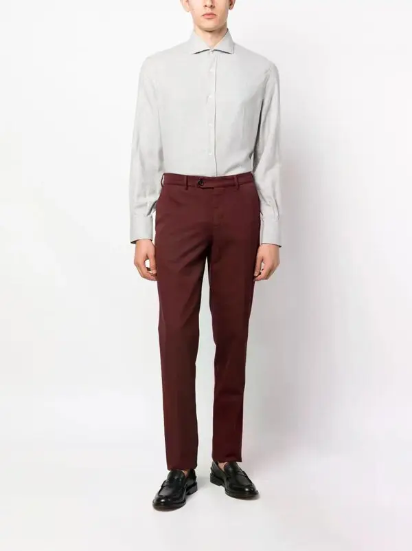 Brunello Cucinelli Long-sleeve Cotton-blend Shirt