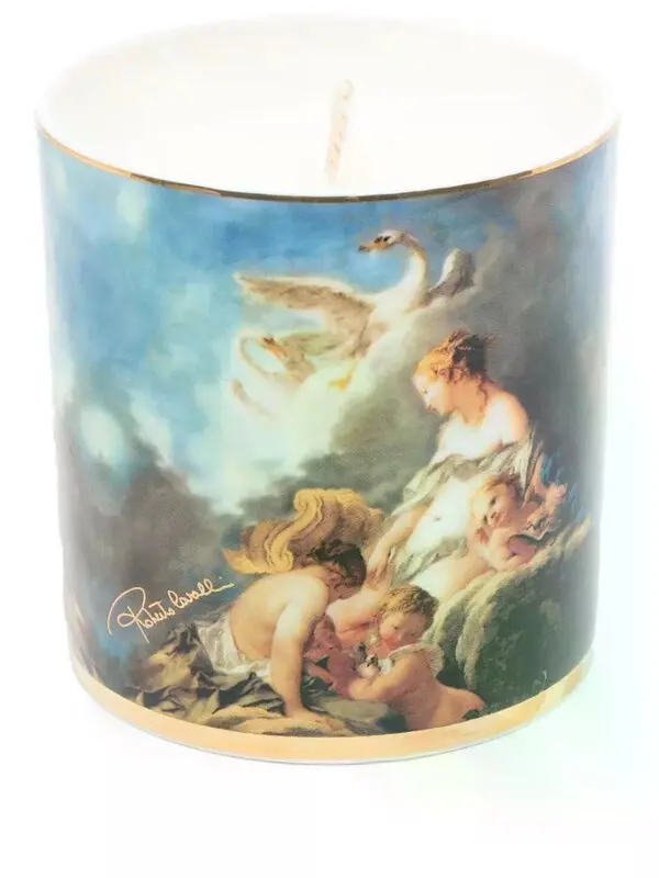 Roberto Cavalli Wild Leda-print Scented Candle - Blue