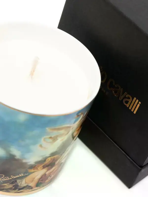 Roberto Cavalli Wild Leda-print Scented Candle