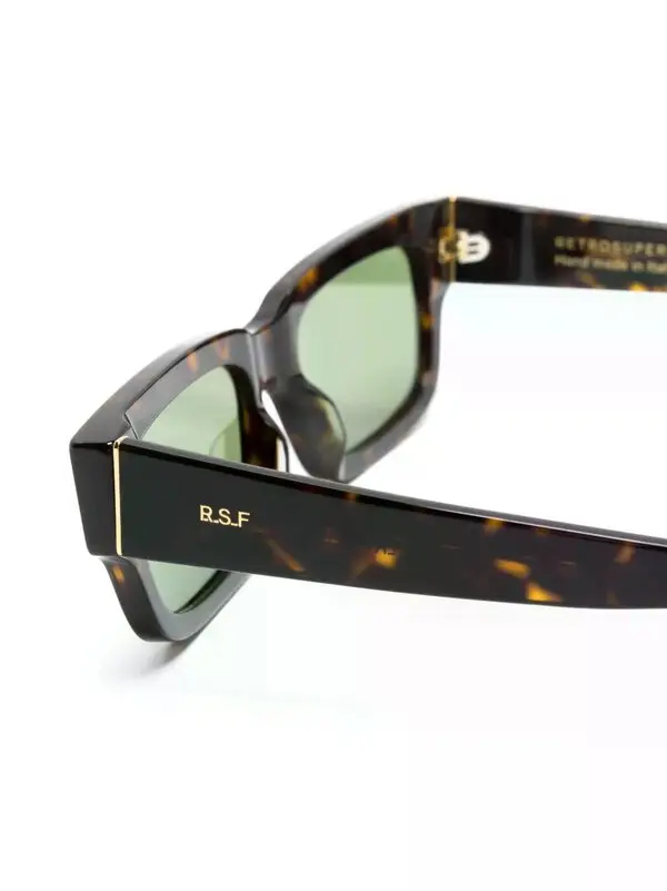 RETROSUPERFUTURE Roma Rectangle-frame Sunglasses - Brown