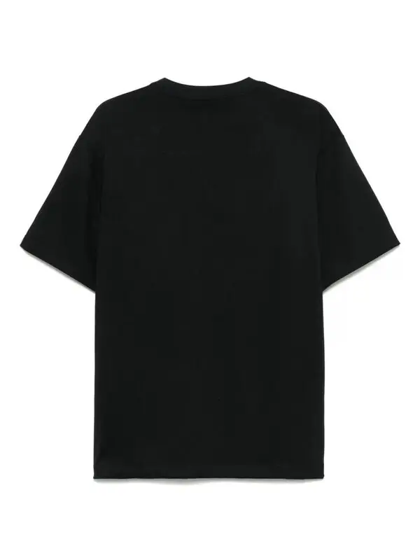 AND WANDER Logo-print T-shirt