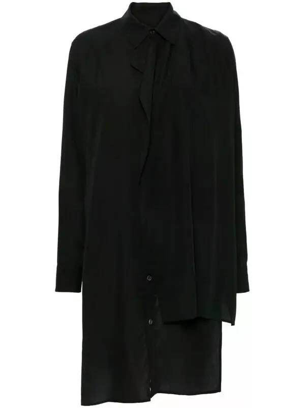 Yohji Yamamoto Layered-design Shirt - Black