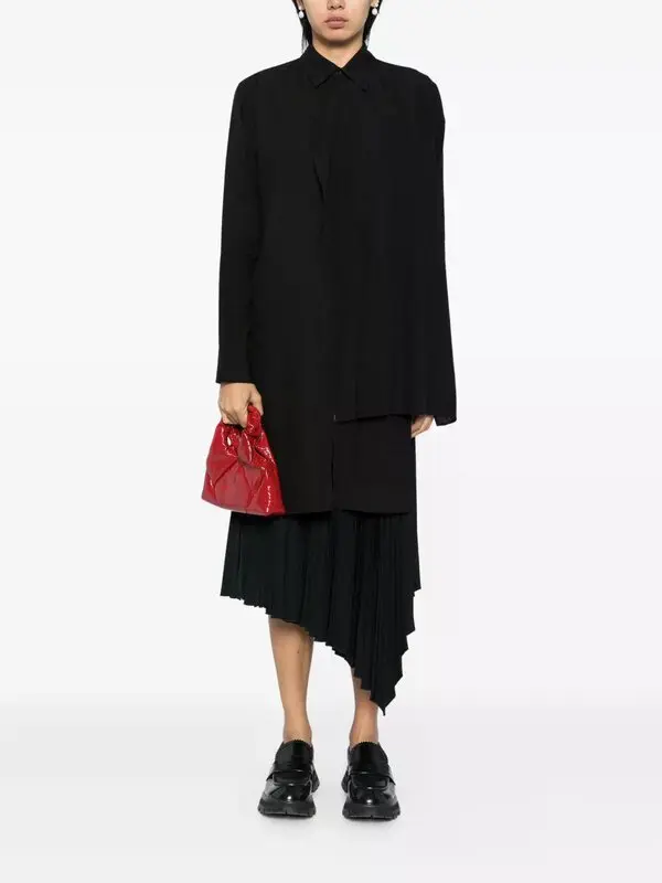 Yohji Yamamoto Layered-design Shirt - Black