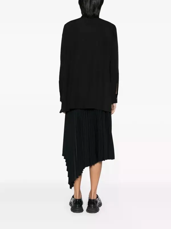 Yohji Yamamoto Layered-design Shirt - Black