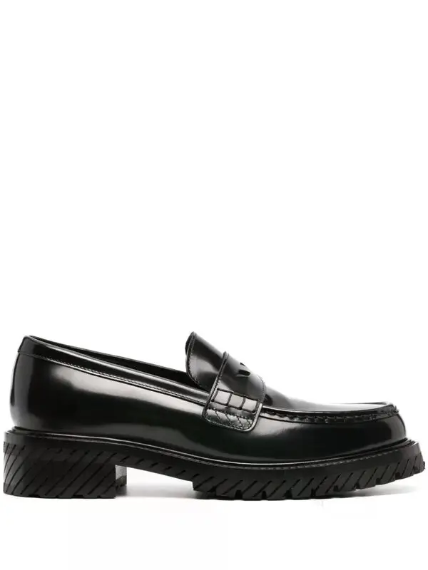 Off-White Chunky-sole Leather Loafers
