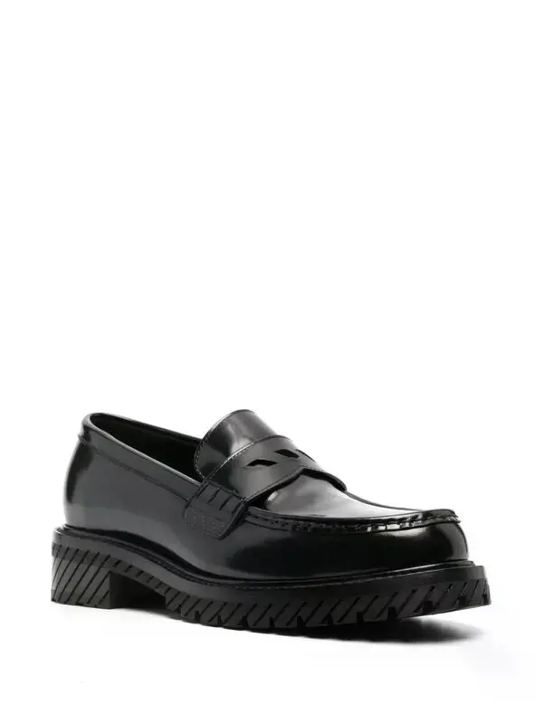 Off-White Chunky-sole Leather Loafers